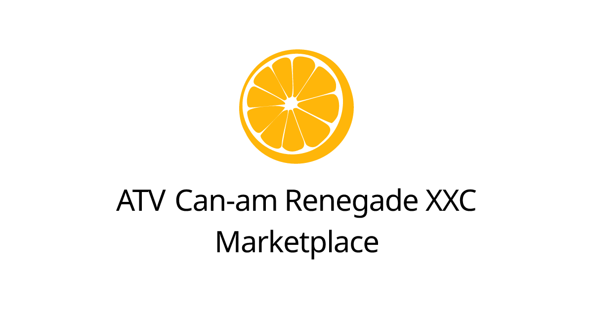 ATV Can-am Renegade XXC Marketplace | OffroadMarket.eu